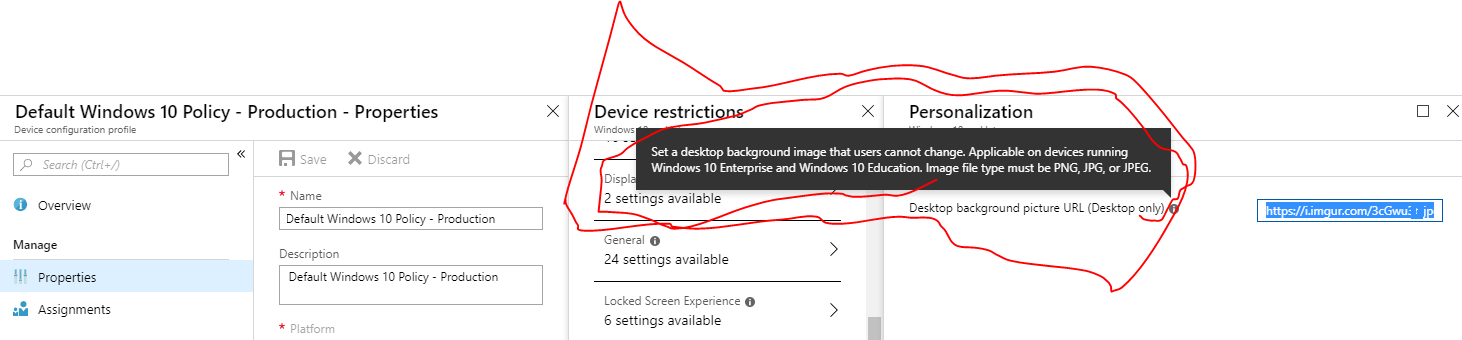 Apply corporate background to Windows 10 Pro with Microsoft Intune ...